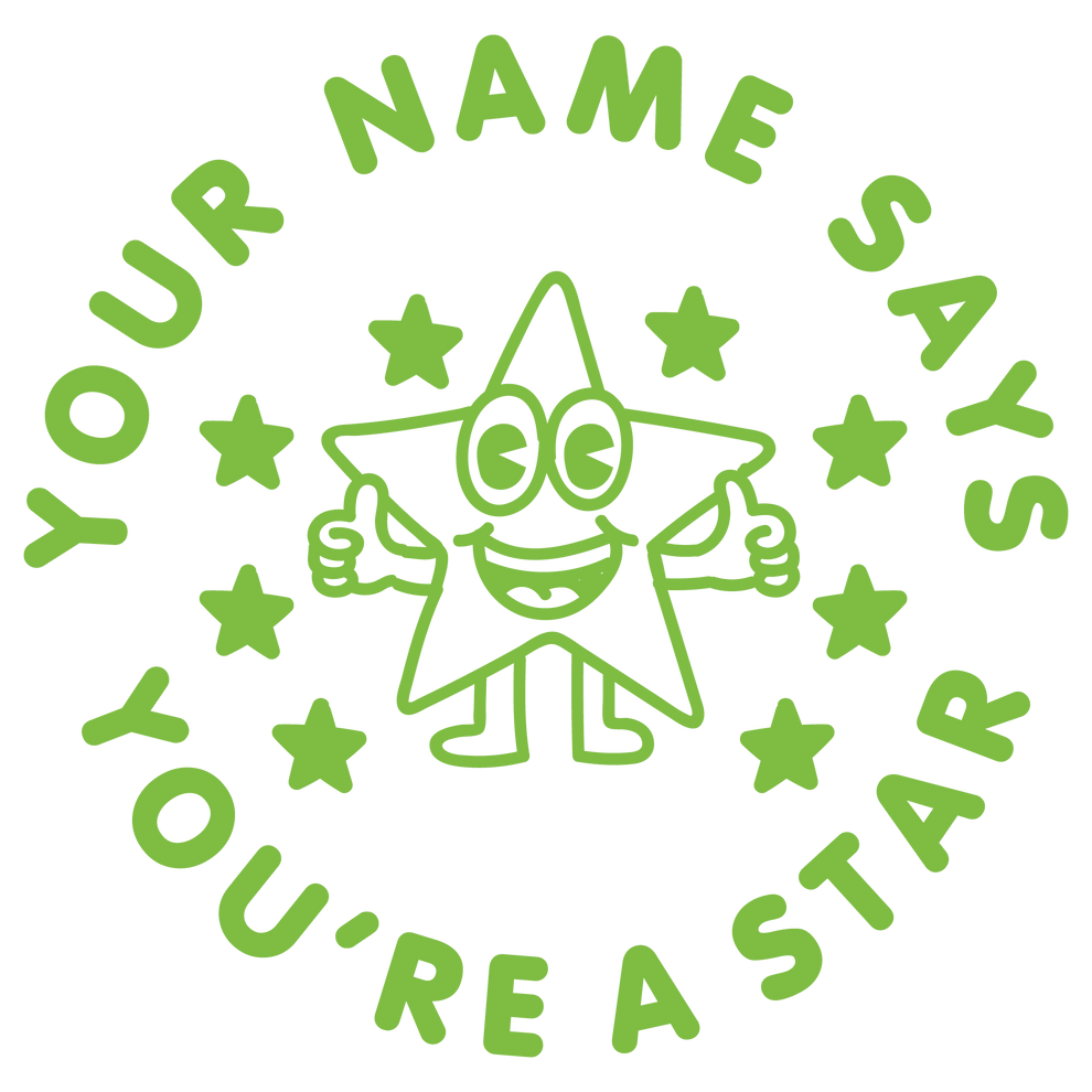 YOU'RE A STAR CUSTOMISABLE STAMP – www.theteacherstoolbox.com.au